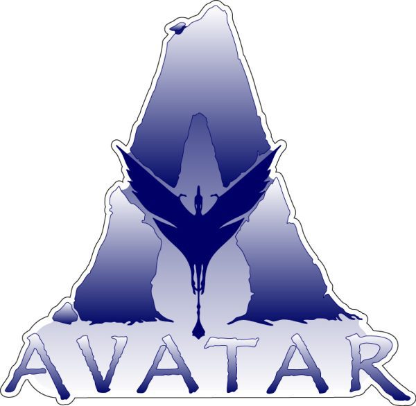 Avatar Movie Logo Art vinyl sticker /printed decal /label /autocollant