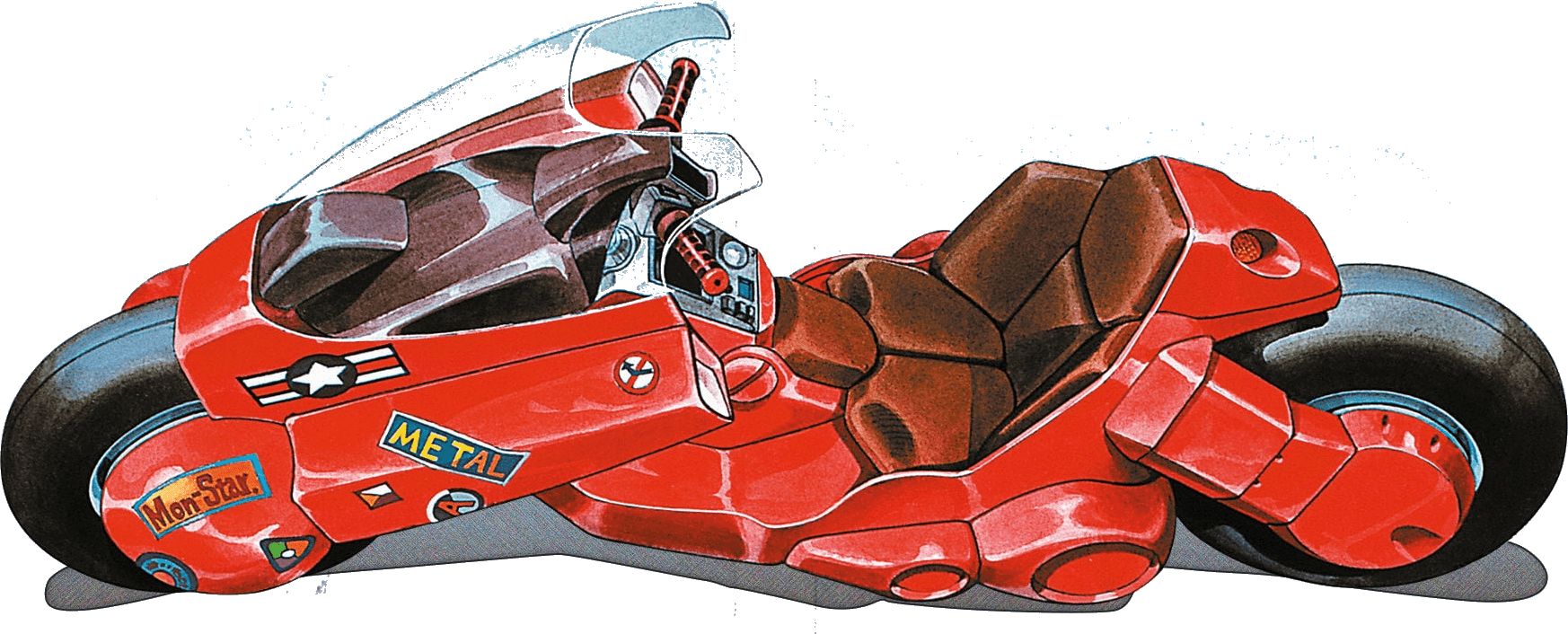 Akira Kaneda Bike vinyl sticker printed vinyl decal - AG Design
