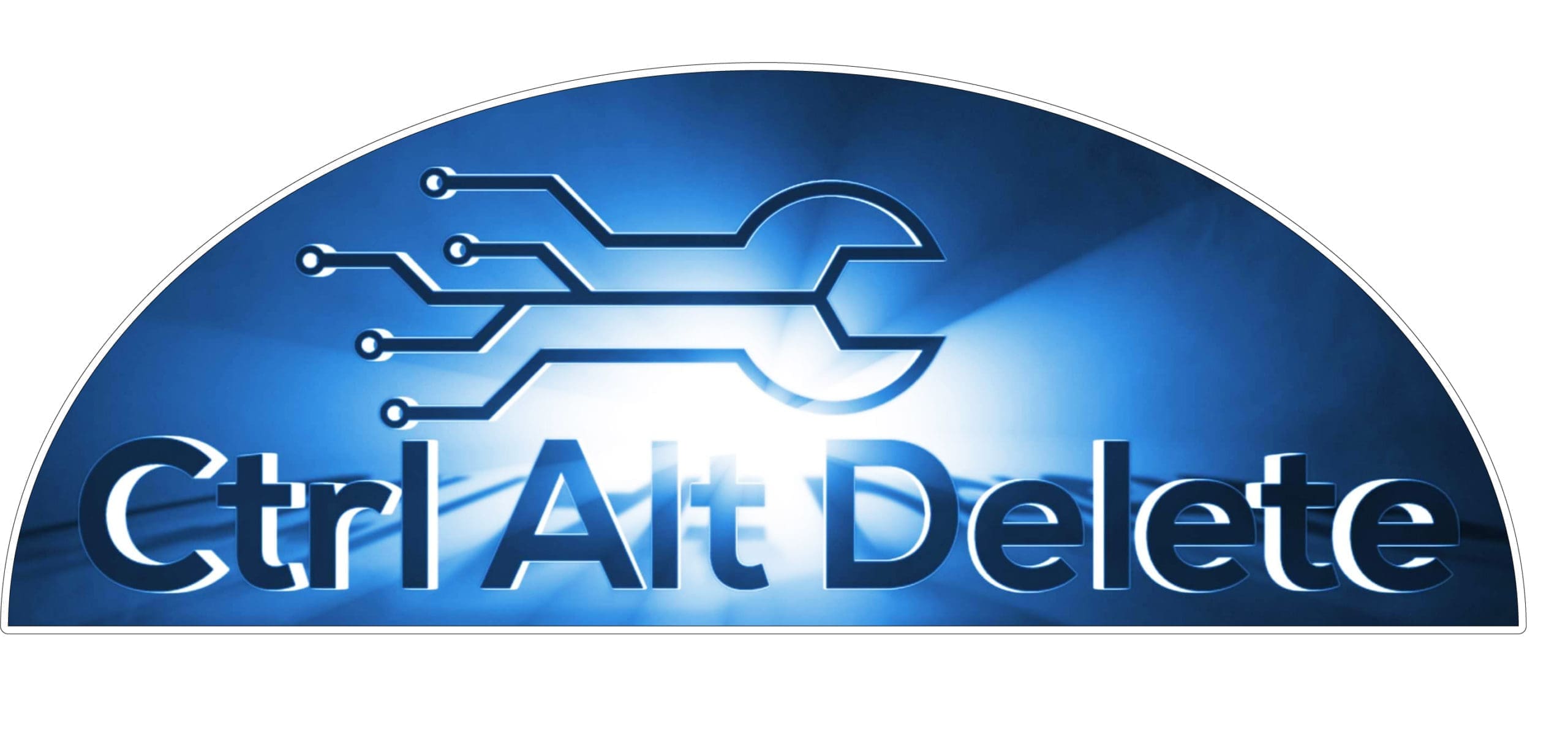 Ctrl Alt Delete vinyl sticker printed vinyl decal - AG Design