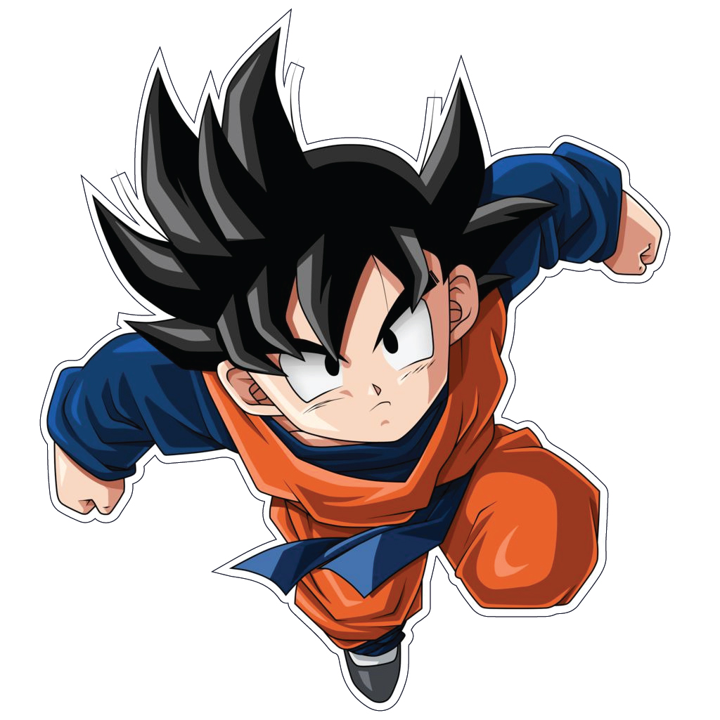 Dragon Ball Z Goku vinyl sticker printed vinyl decal - AG Design
