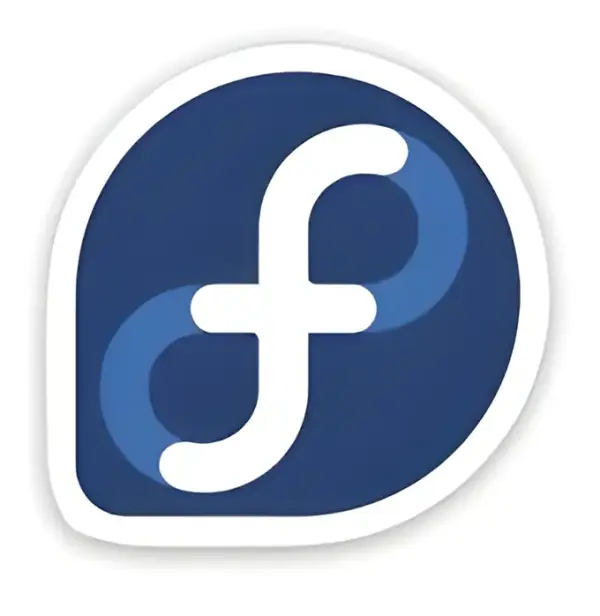 Fedora Linux Logo Open Source OS Developer Geek vinyl sticker
