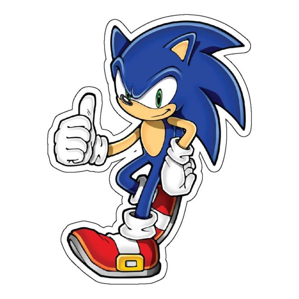 Super Sonic X vinyl sticker printed vinyl decal - AG Design