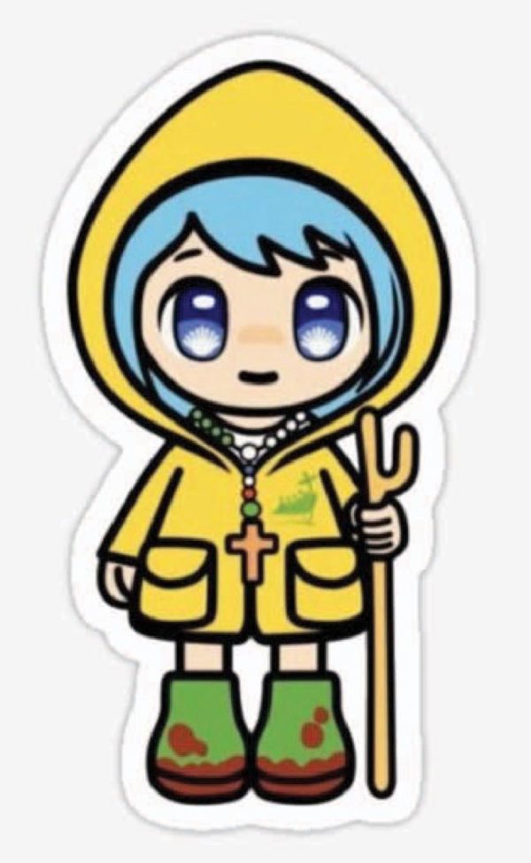 Luce Vatican Jubilee Mascot Cute Chibi Anime Church Vinyl Sticker